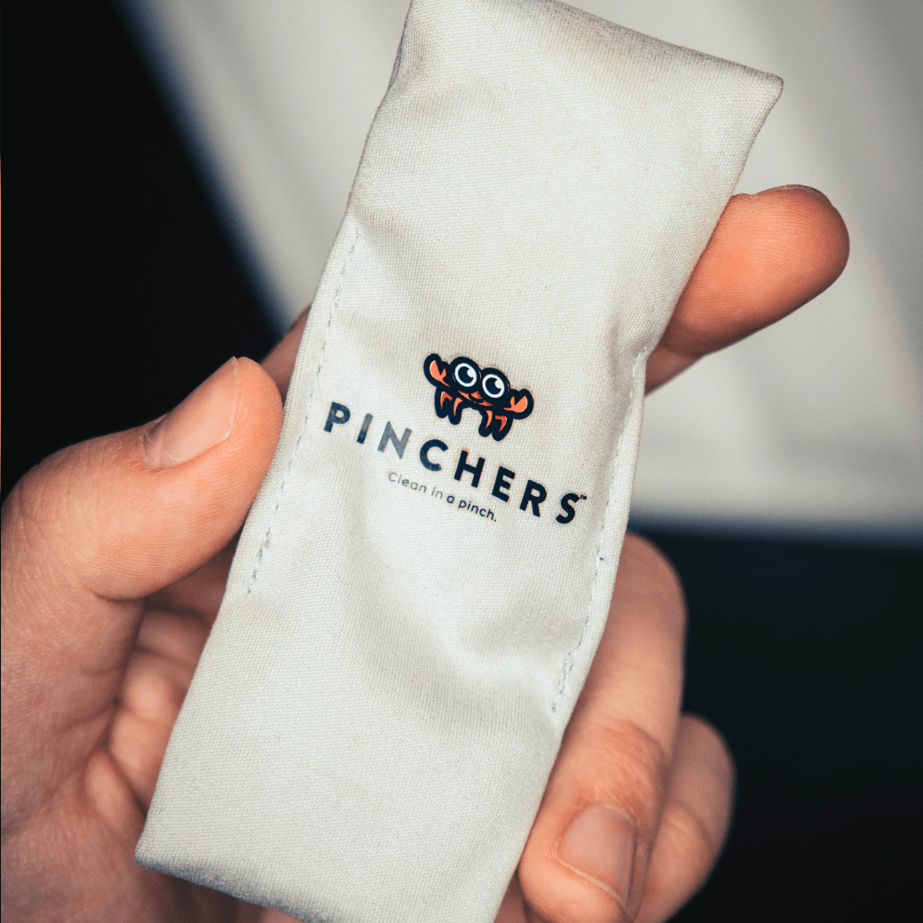 Pinchers Eyeglass & Screen Cleaners, Microfiber Finger Cleaning Cloth ...